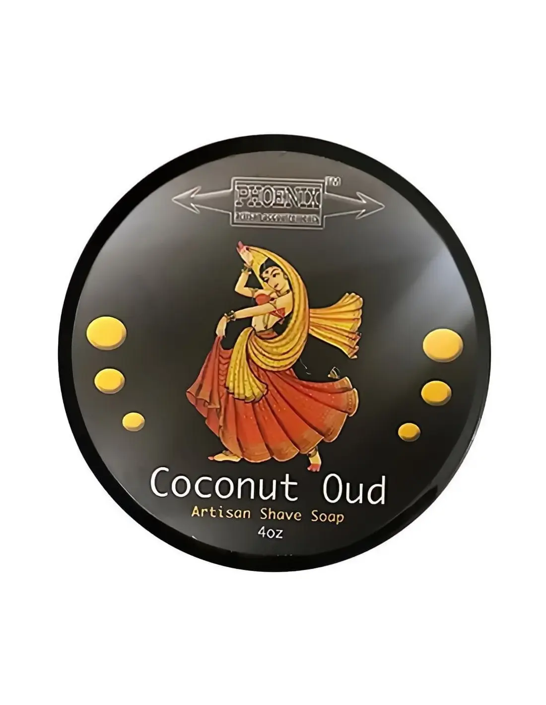 Phoenix Artisan Accoutrements Coconut Oud Shaving Soap | HairMaker.Gr